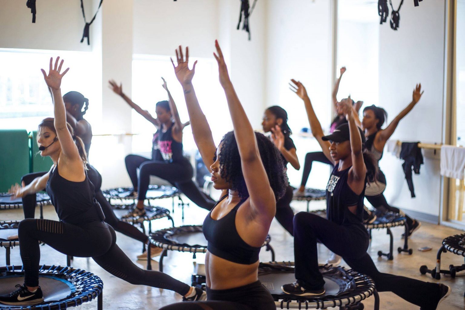 We Tried DEFINE: Atlanta's Trampoline Bounce Class - Pretty Girls Sweat