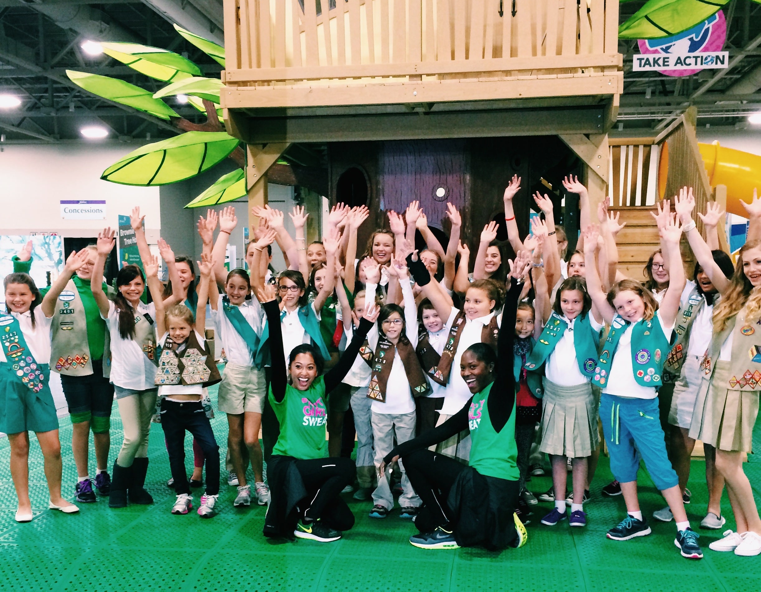 Jeanette Jenkins Proves PRETTY GIRLS SWEAT at 2014 Girl Scout ...