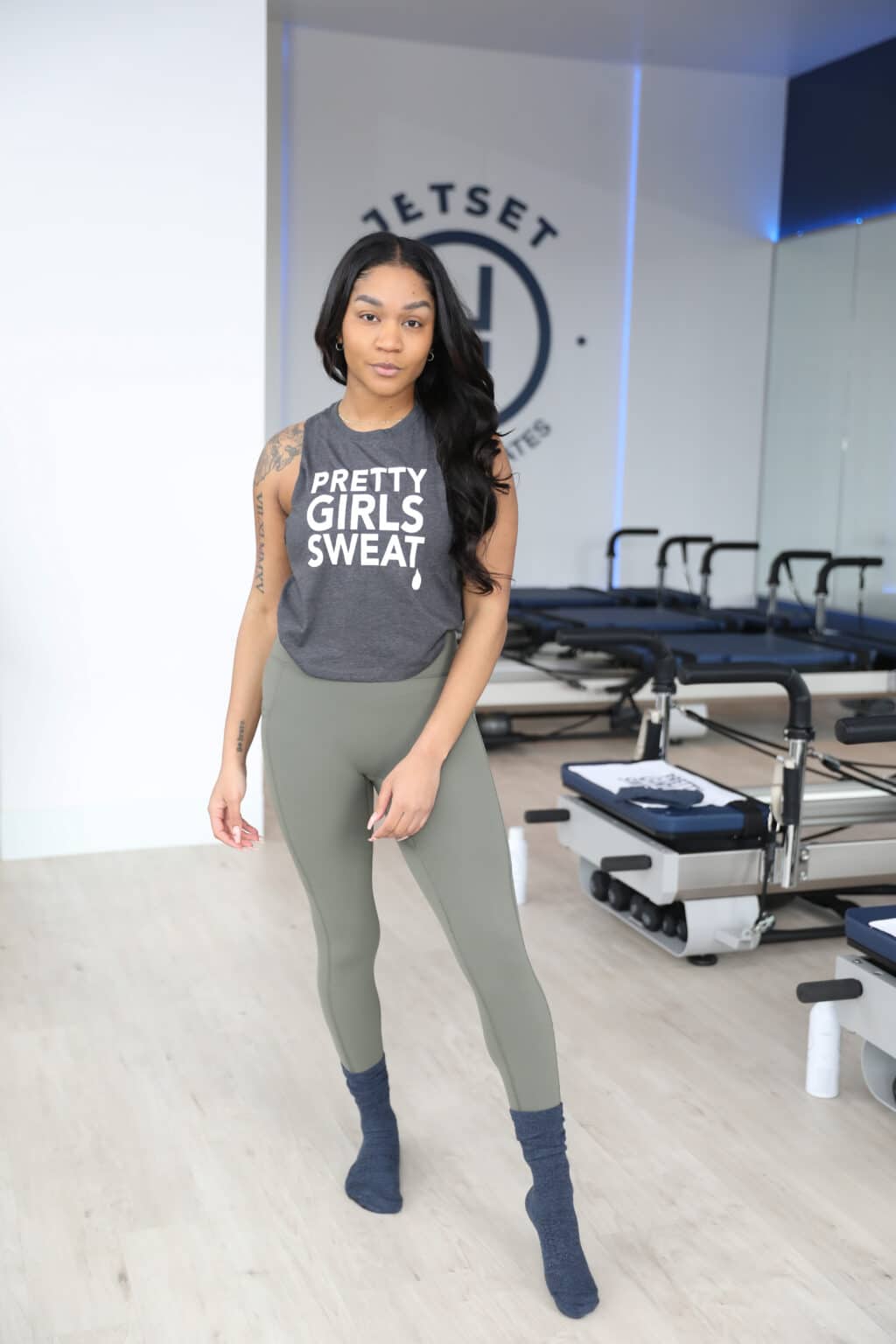 PRETTY GIRLS SWEAT Classy Girl Tank - Pretty Girls Sweat